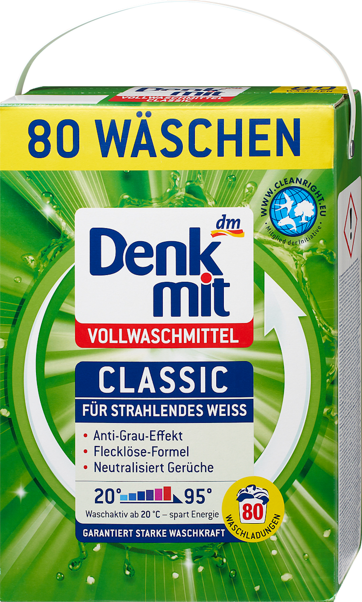 Denkmit Vollwaschmittel Pulver, 5,2 kg dauerhaft günstig online kaufen ...