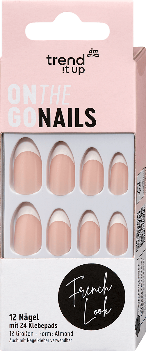 trend !t up Künstliche Nägel On the Go Nails French Look, 24 St | dm.at