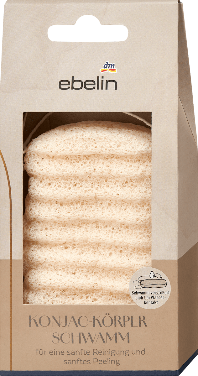 ebelin Körperschwamm Konjac Beauty Eve Routine, 1 St | dm.at