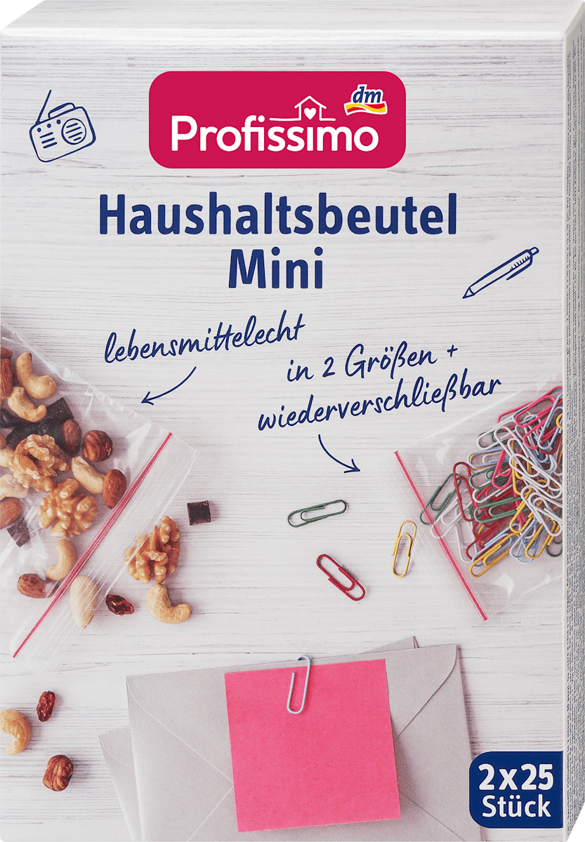 Profissimo Haushaltsbeutel Mini, 50 St dauerhaft günstig online kaufen ...