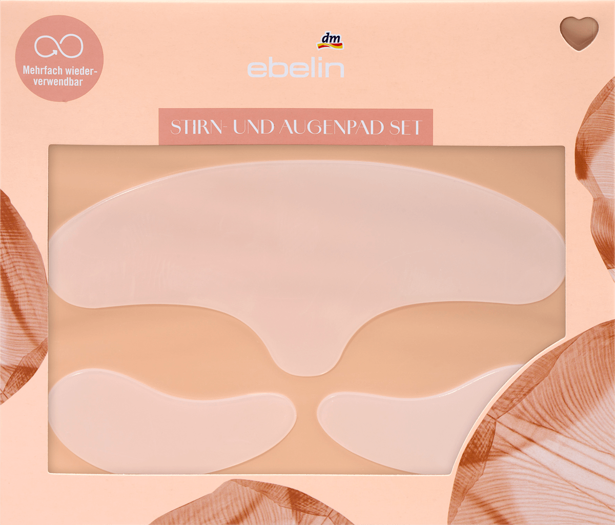 ebelin Blazinice za oči in čelo Glowing Skin, 3 kos | dm.si