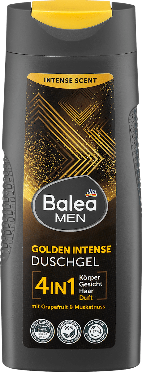 Balea MEN Душ гел 4 в 1 Golden Intense, 300 ml | dm България