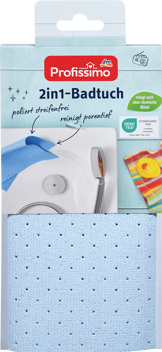 Profissimo 2in1 krpa za čišćenje kupatila, više vrsta, 1 kom | dm.rs