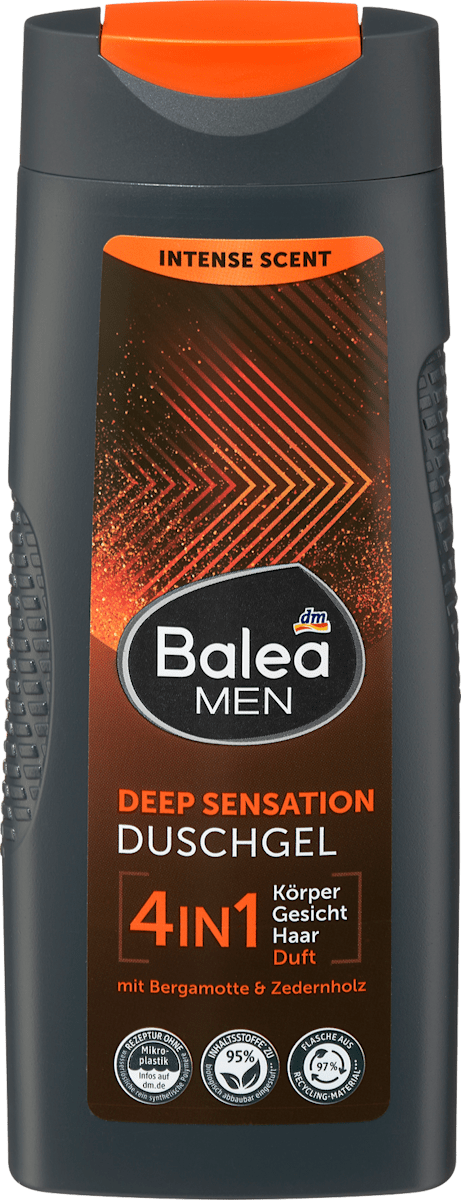 Balea MEN Душ гел 4 в 1 Deep Sensation, 300 ml | dm България
