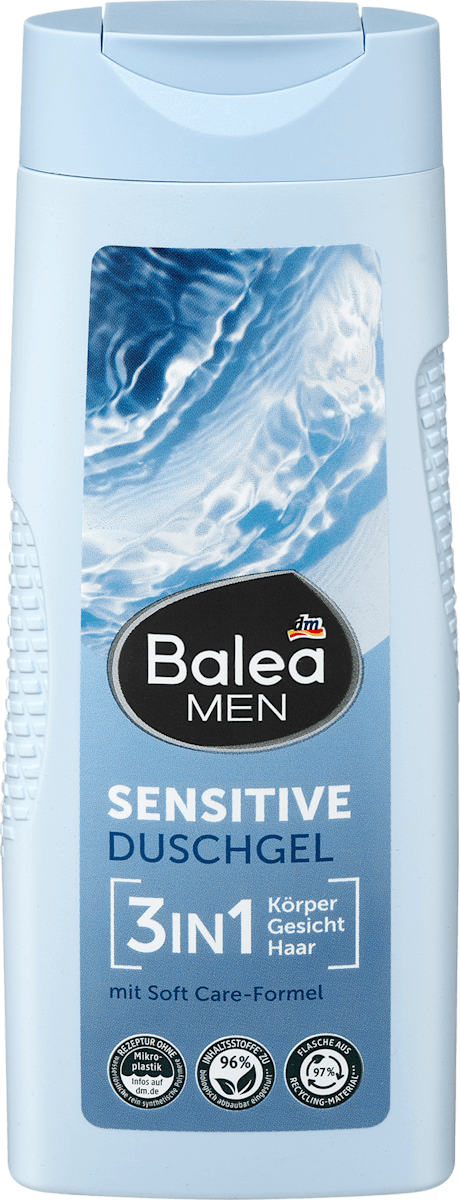 Balea MEN Gel de duș Sensitive 3în1, 300 ml | dm.ro