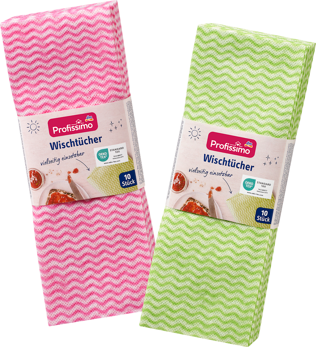 Profissimo Panni multiuso assort., 10 pz | dm Italia