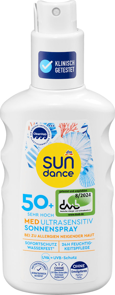 SUNDANCE Sonnenspray MED ultra sensitiv LSF 50+, 200 ml dauerhaft ...