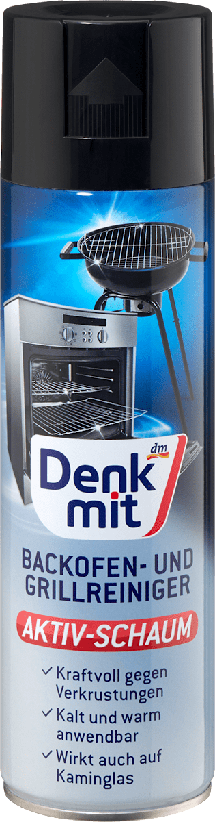 Denkmit Backofen- & Grillreiniger mit Aktiv-Schaum, 500 ml dauerhaft ...