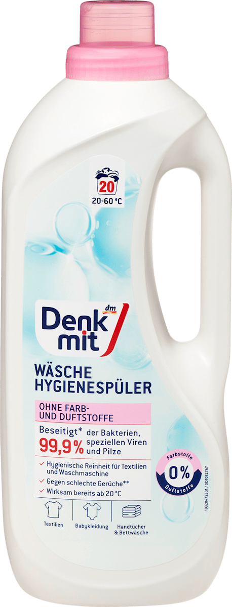 Denkmit dezinfekční prostředek na prádlo bez parfemace a barviv, 1,5 l ...