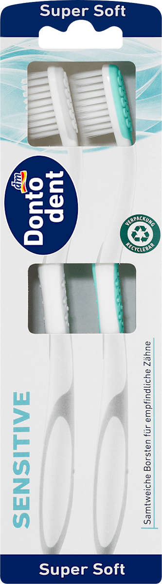 Dontodent Zahnbürste Sensitive super soft, 2 St dauerhaft günstig ...