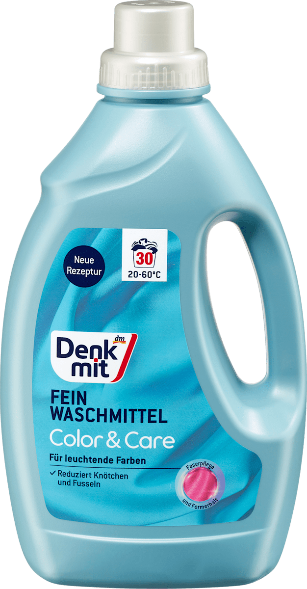 Denkmit prací gel na jemné prádlo Color & Care, 30 PD | dm.cz