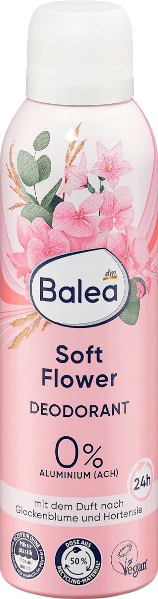 Balea Deo spray Soft Flower, harangvirág és hortenzia illattal, 200 ml ...