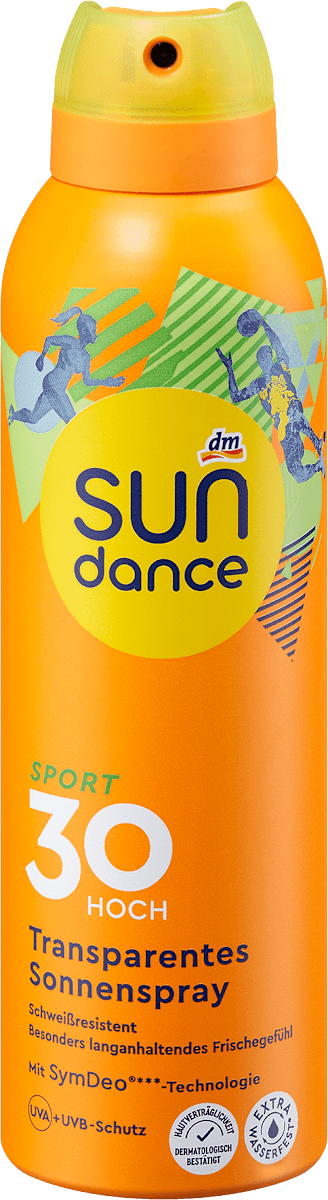 SUNDANCE transparentní sprej na opalování Sport OF30, 200 ml | dm.cz