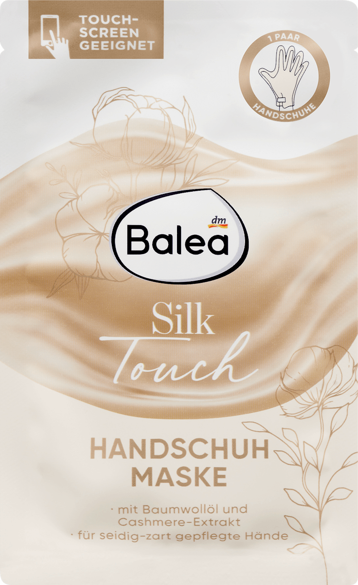 Balea Silk Touch maska za ruke u obliku rukavica, 1par, 2 kom | dm.rs