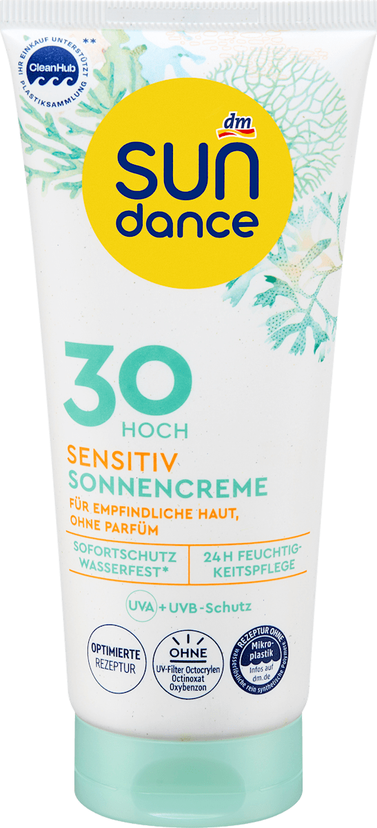 SUNDANCE krém na opalování Sensitive OF30, 100 ml | dm.cz