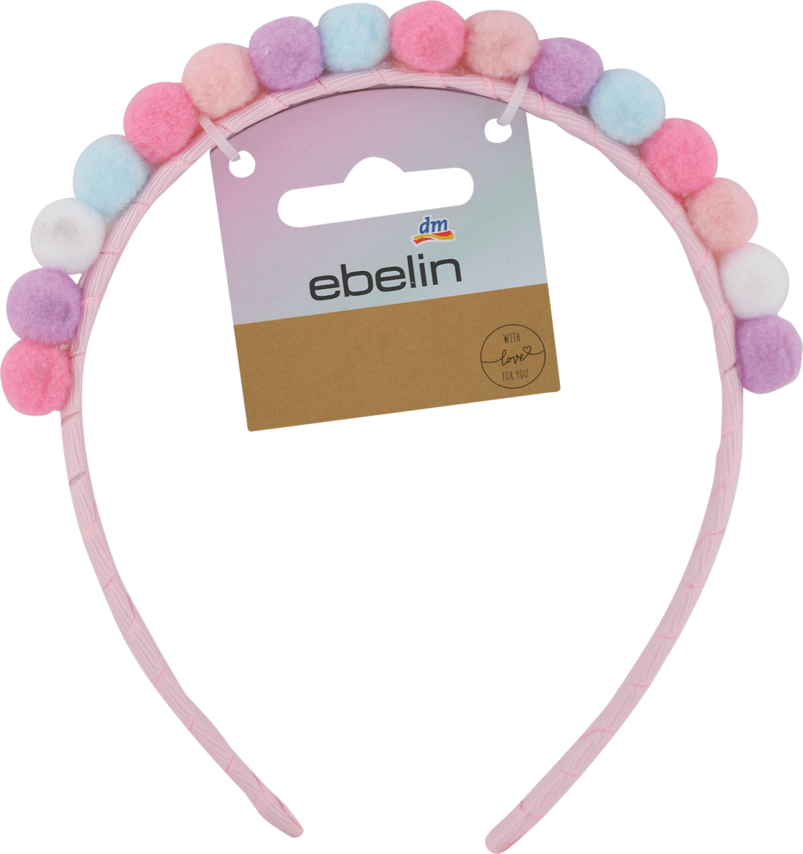 ebelin Detská čelenka do vlasov textilná s guličkami, 1 ks | mojadm.sk