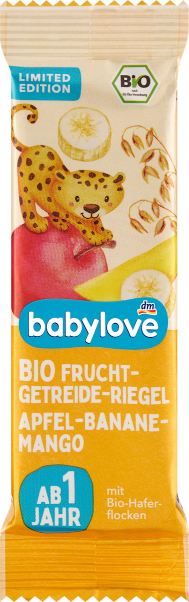 babylove Frucht-Getreide-Riegel Apfel-Banane-Mango ab 1 Jahr, 25 g dauerhaft günstig online ...