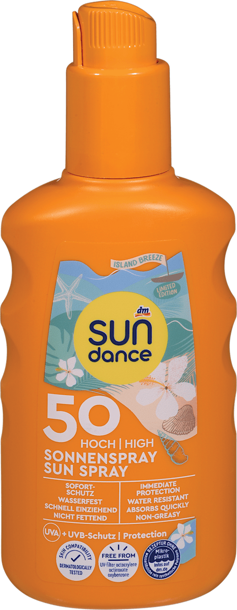 sundance Слънцезащитен спрей Island Breeze SPF 50, 200 ml | dm България