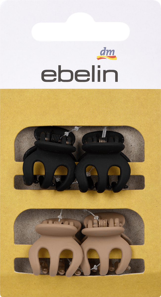 ebelin skřipce malé černé a hnědé, 4 ks | dm.cz