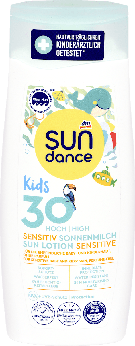 SUNDANCE SENSITIV Kids mleko za zaštitu od sunca za decu, SPF30, 200 ml | dm.rs