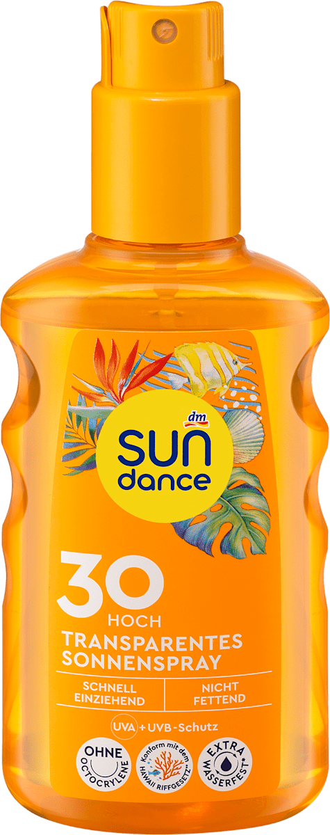SUNDANCE sprej na opalování transparentní OF30, 200 ml | dm.cz