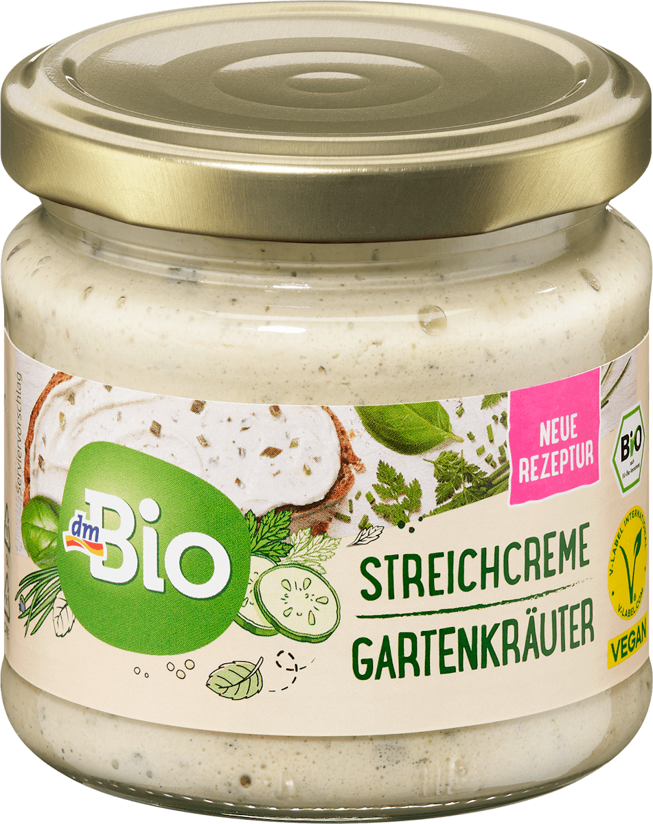 dmBio Crema salata BIO alle erbe aromatiche del giardino, 180 g | dm Italia