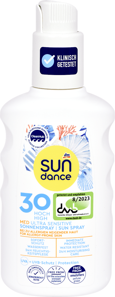 SUNDANCE Med Ultra Sensitive sprej za zaštitu od sunca, SPF 30, 200 ml | dm.rs
