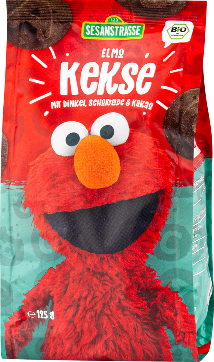 Sesamstrasse Kekse Elmo, 125 g | dm.at