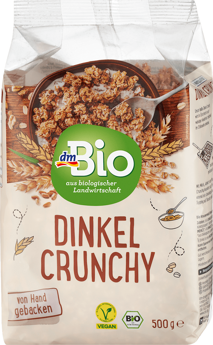dmBio Crunchy musli od spelte, 500 g | dm.rs