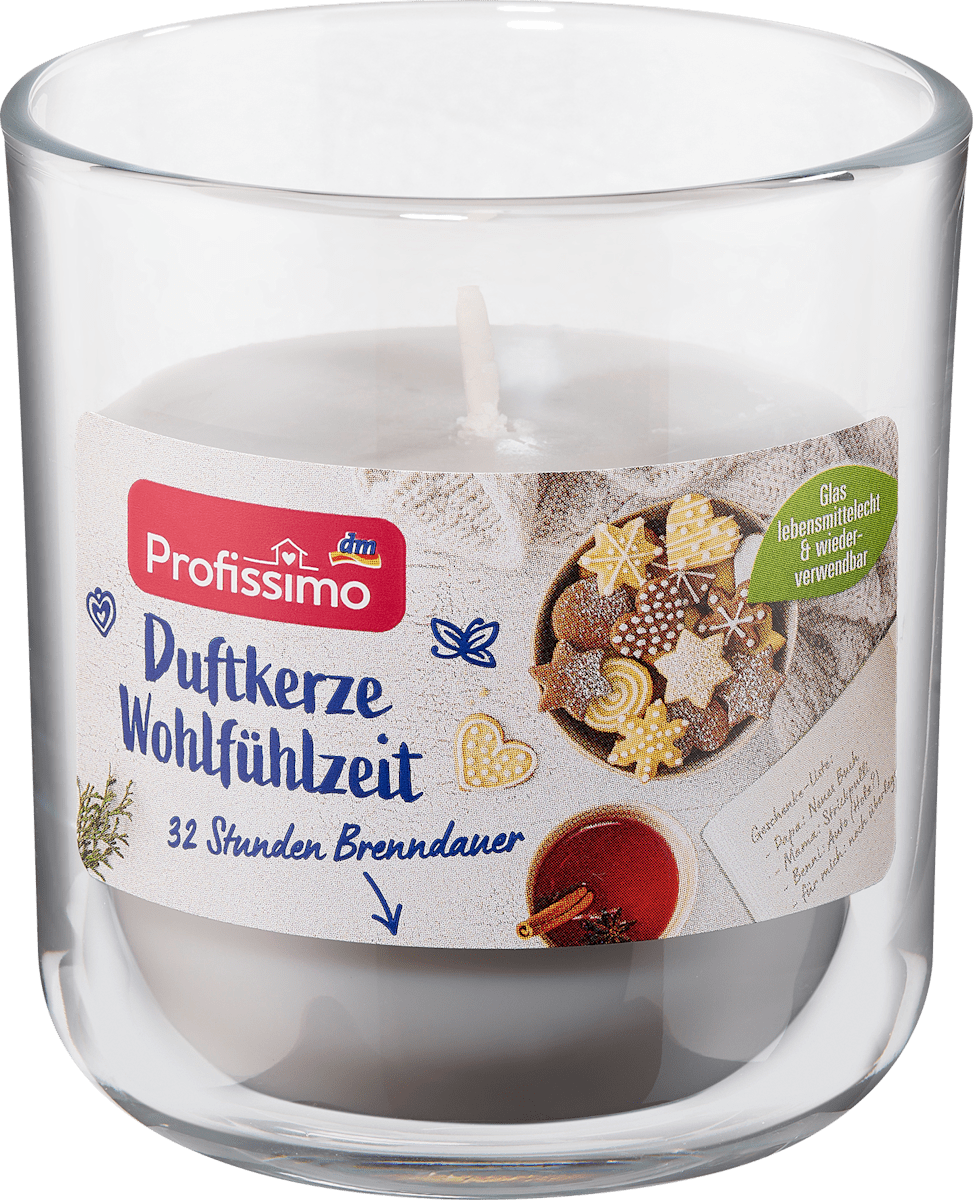 Profissimo Duftkerze im Glas Wohlfühlzeit, 1 St | dm.at
