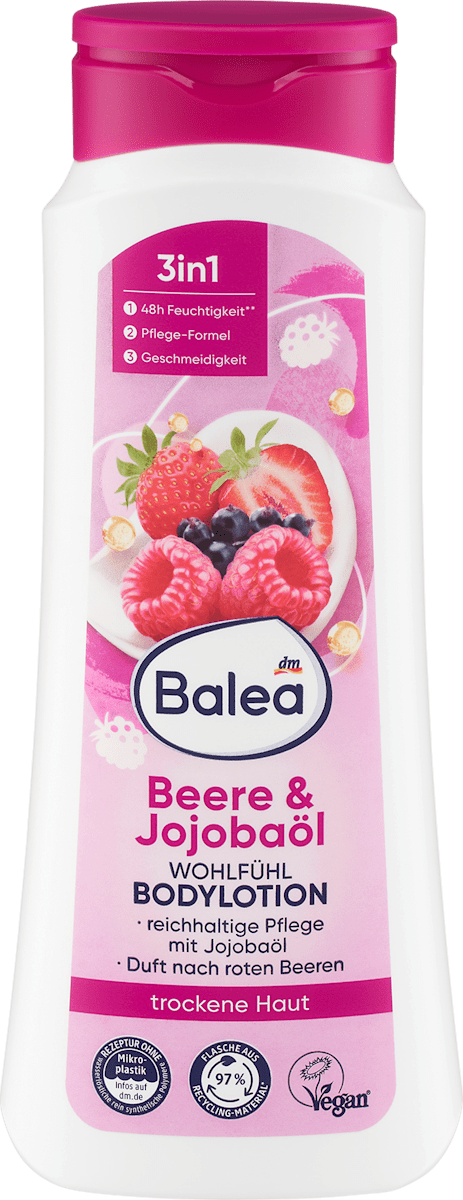 Balea Bodylotion Wohlfühl Beere & Jojobaöl, 400 ml | dm.at