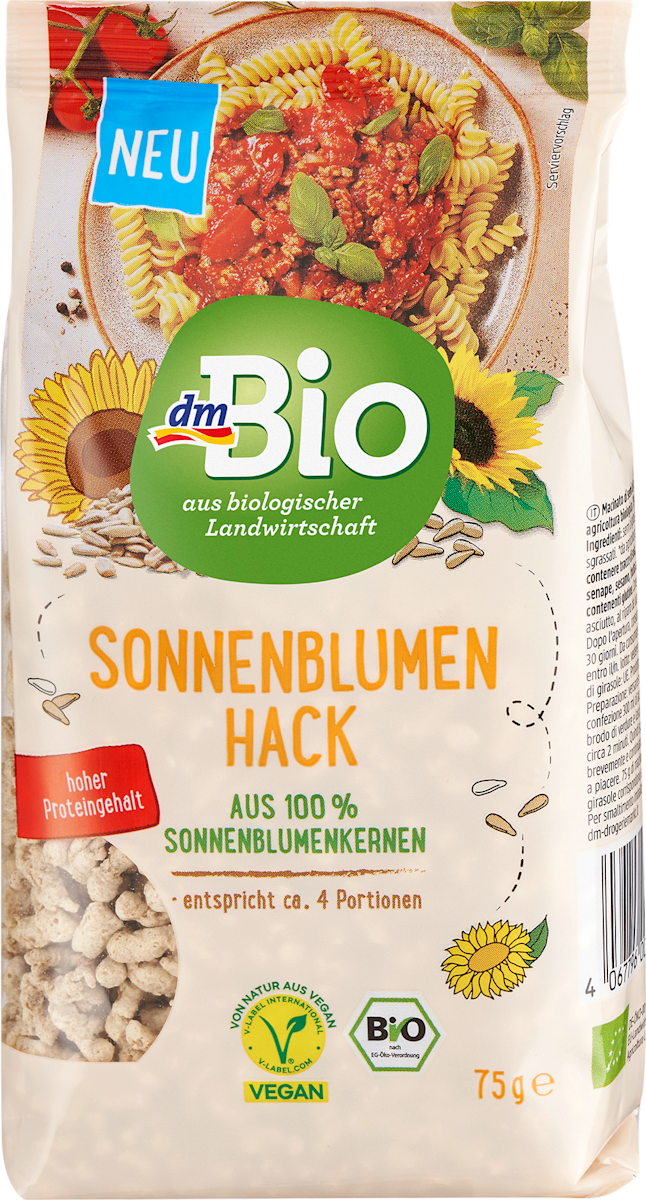 dmBio Bio drobljenec iz sončničnih semen, 75 g | dm.si