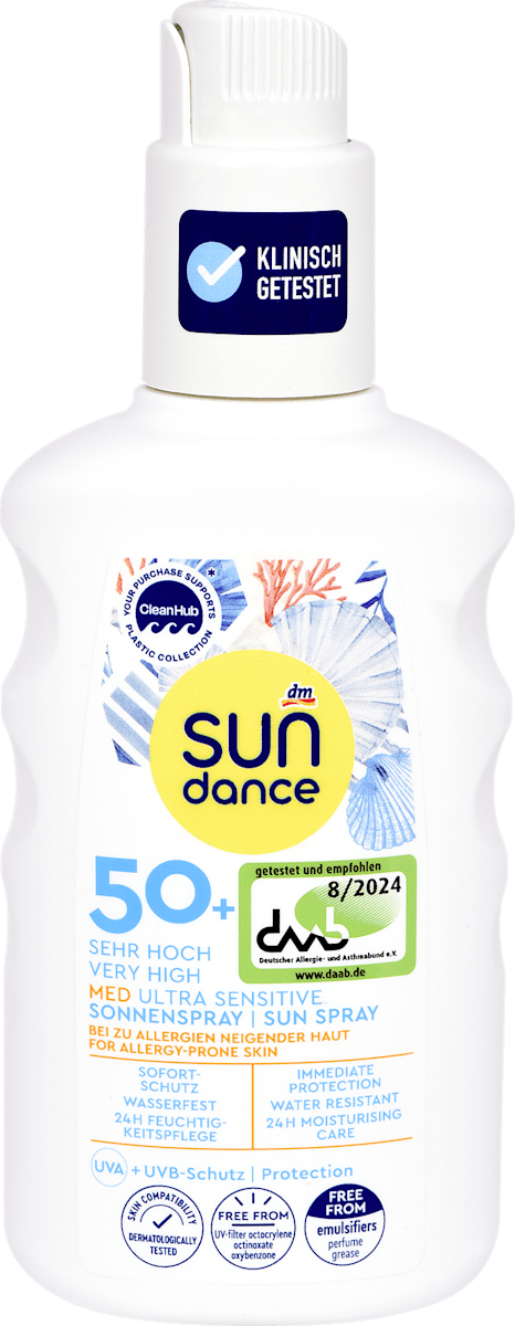 SUNDANCE Med Ultra Sensitiv sprej za zaštitu od sunca SPF 50+, 200 ml | dm.rs