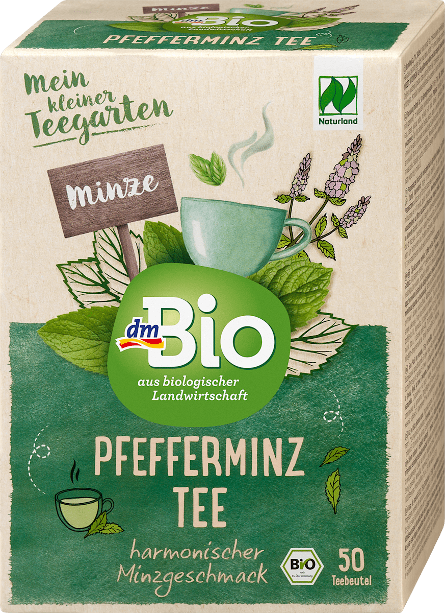 dmBio Kräutertee Pfefferminze (50 Beutel), 75 g dauerhaft günstig ...