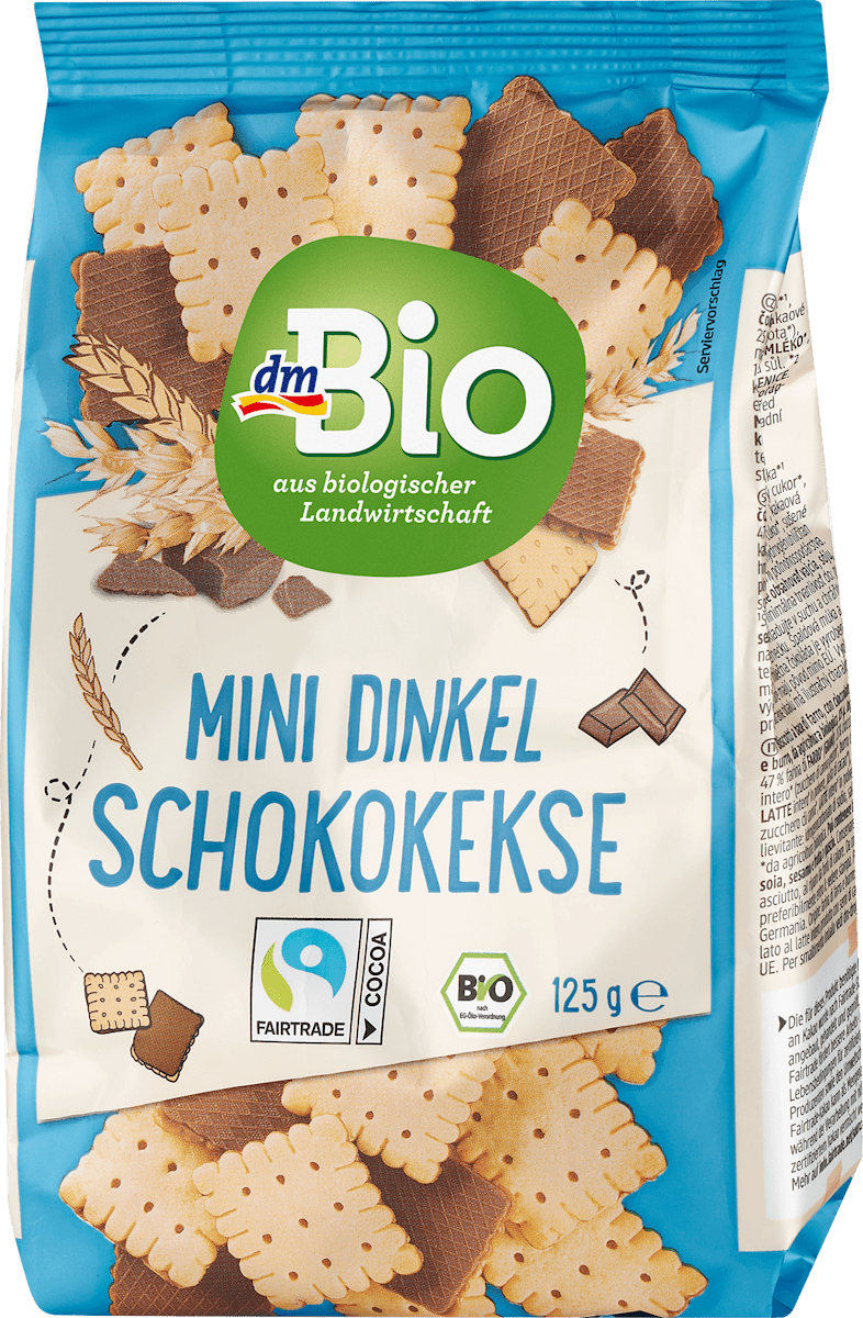 dmBio Mini keks od spelte i čokolade, 125 g | dm.rs
