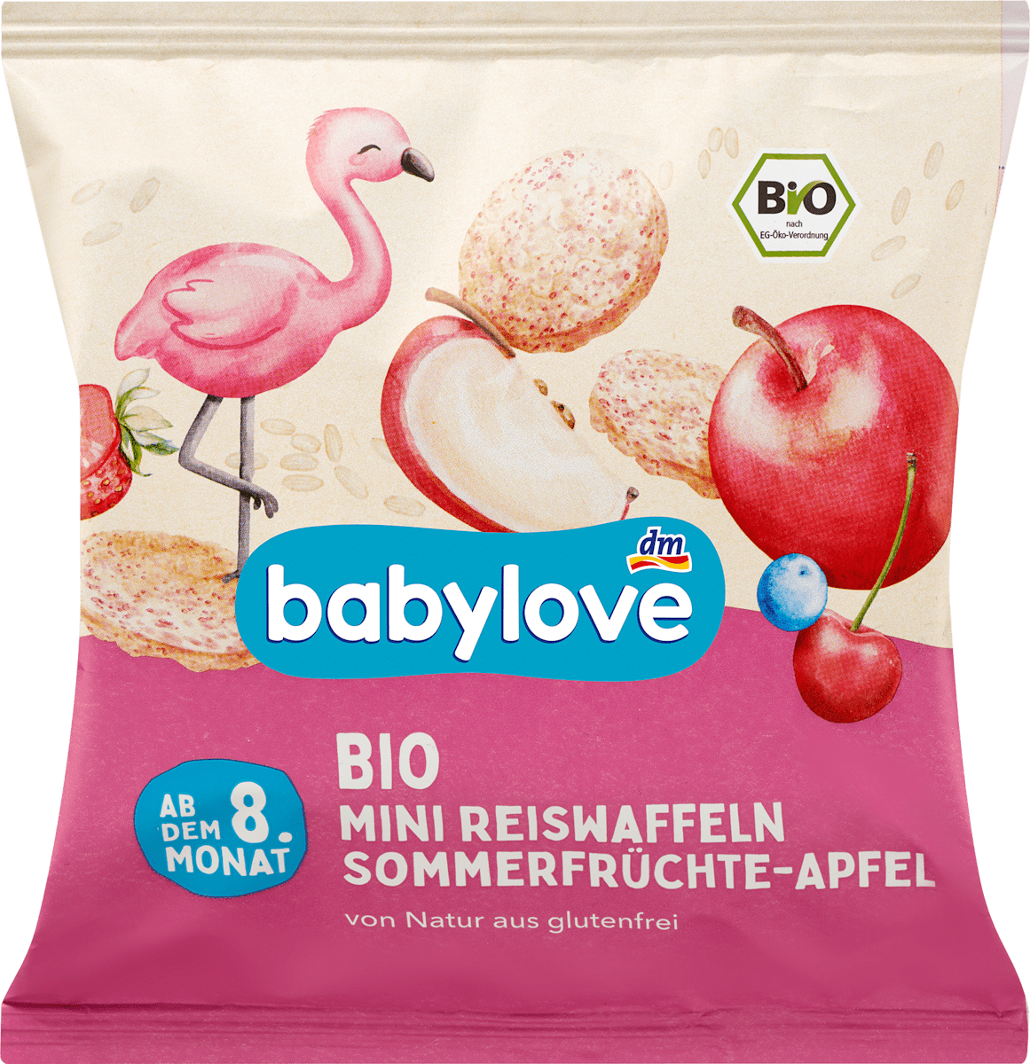 babylove BIO mini rižni krekeri, jabuka, 8 mj., 35 g | dm Bosna i Hercegovina