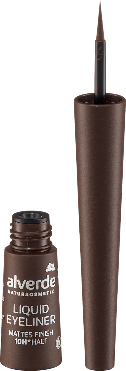 alverde Eyeliner liquido effetto matte - n. 20 Brown, 2,5 ml | dm Italia