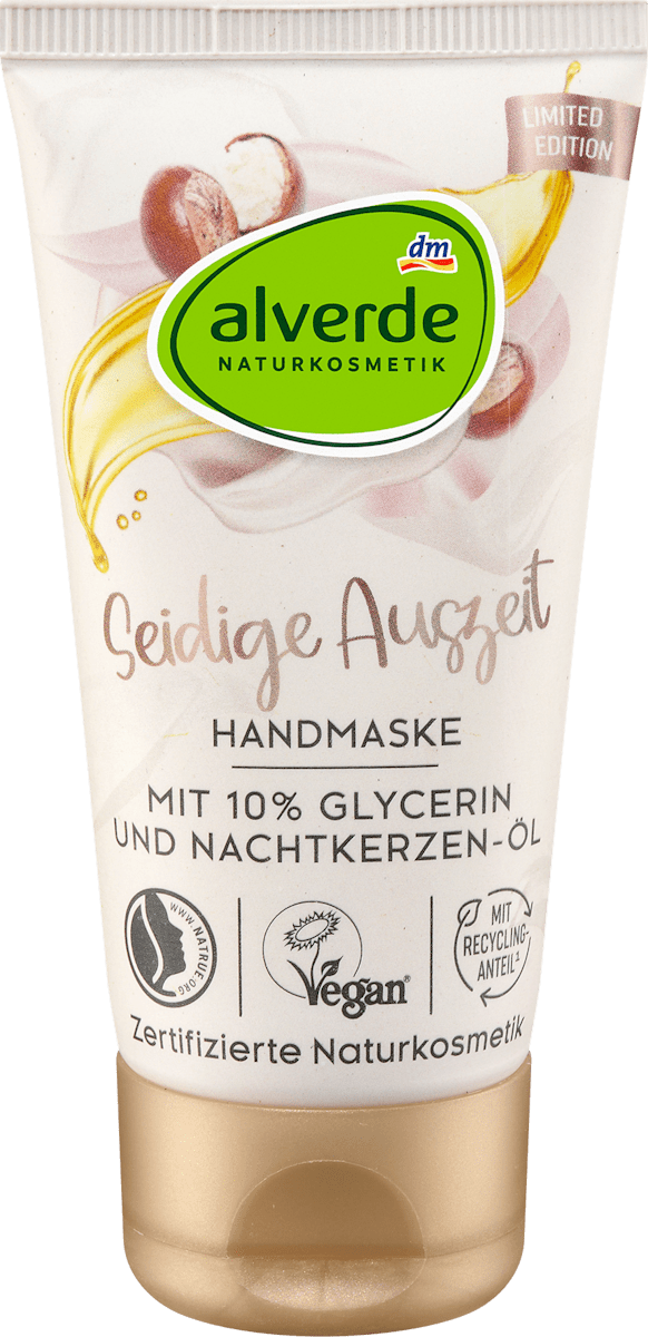 alverde NATURKOSMETIK Seidige Auszeit maska za ruke, 50 ml | dm ...