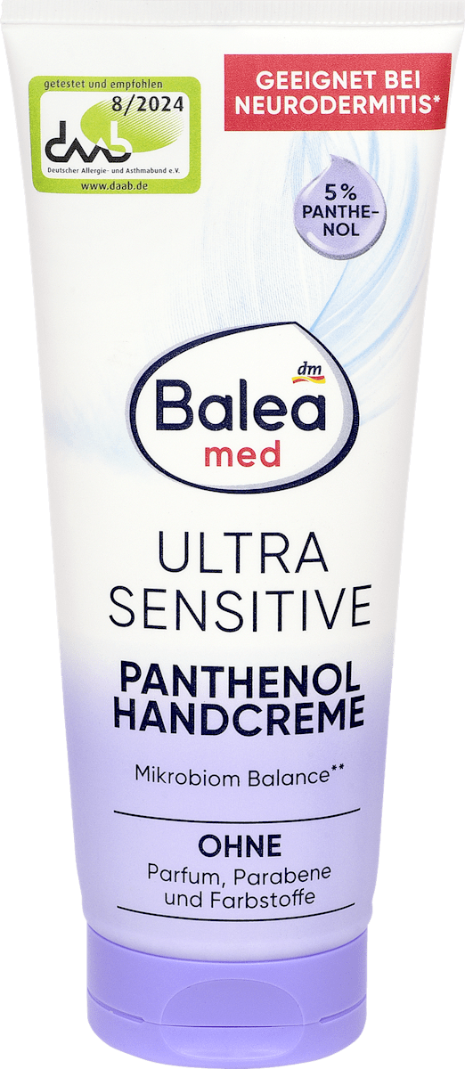 Balea med ULTRA SENSITIVE Panthenol krema za ruke, 100 ml | dm.rs