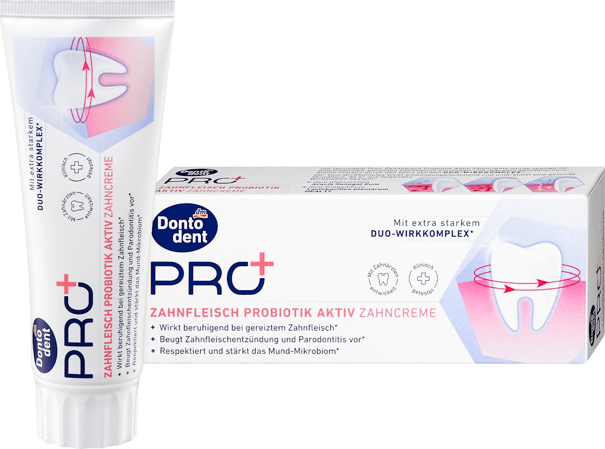 Dontodent PRO+ Zahnpasta Pro+ Zahnfleisch Probiotik Aktiv, 75 ml | dm.at