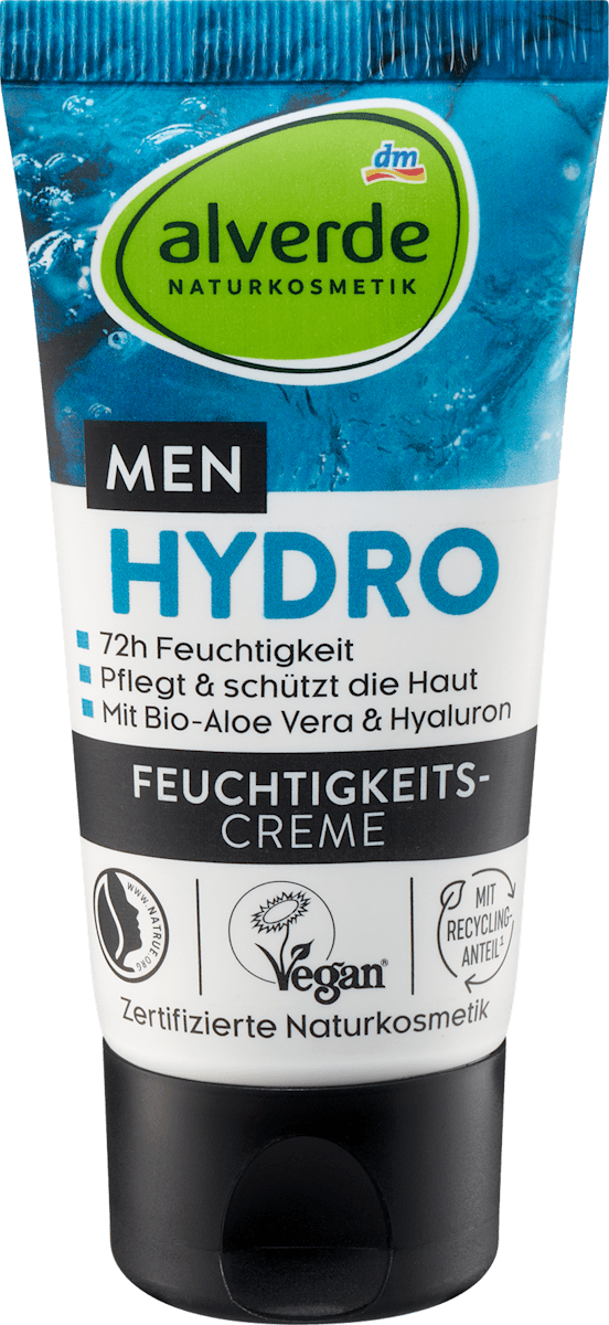 alverde NATURKOSMETIK MEN HYDRO hidratantna krema za lice, 50 ml | dm.rs