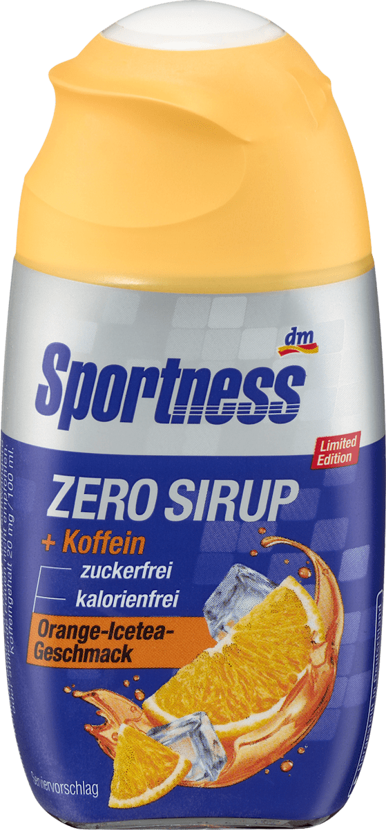 Sportness Zero Sirup Orange-Icetea Geschmack mit Koffein, 65 ml dauerhaft günstig online kaufen ...