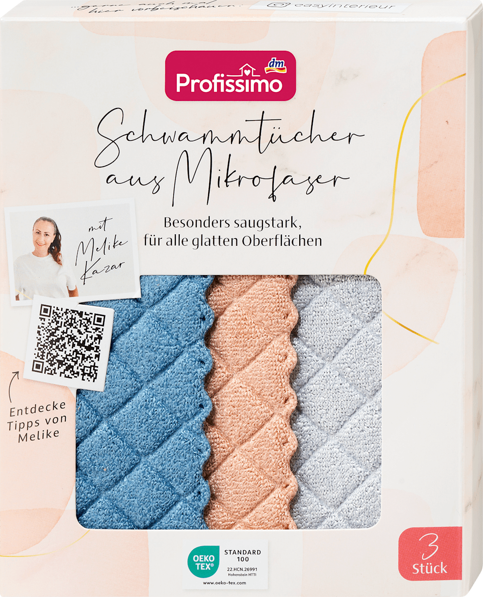 Profissimo Schwammtücher aus Mikrofaser, 3 St dauerhaft günstig online ...