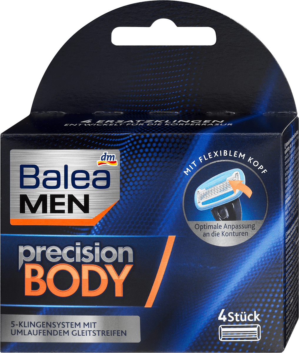 Balea MEN Precision Body zamjenske patrone, 4 kom. | dm Bosna i Hercegovina
