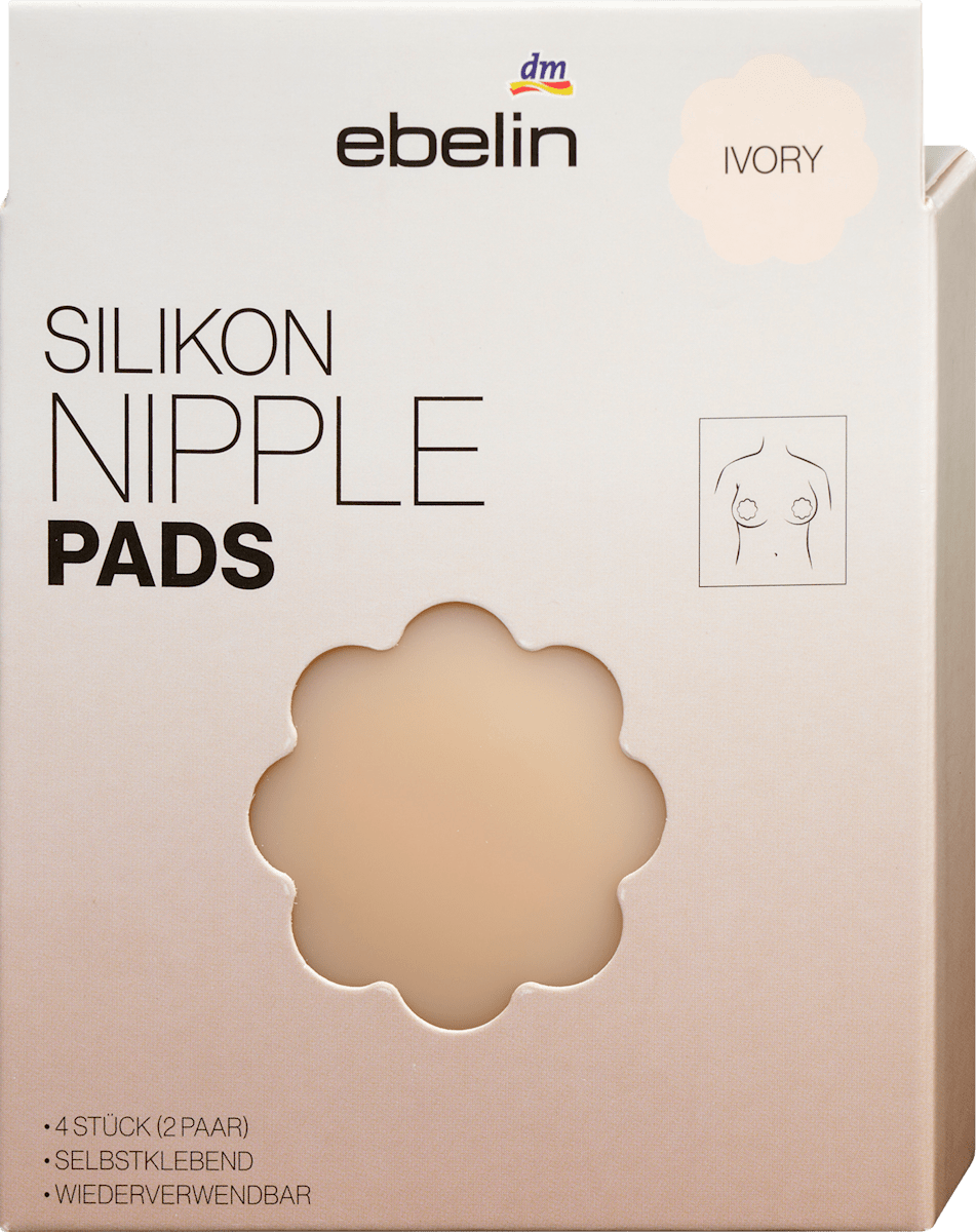 ebelin Silikon Nipple Pads Sheer Elegance ivory (2 Paar), 4 St dauerhaft günstig online kaufen ...