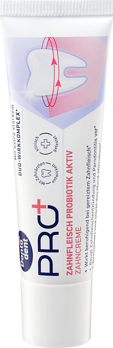 Dontodent PRO+ PRO+ zubní pasta Probiotik Aktiv, 20 ml | dm.cz