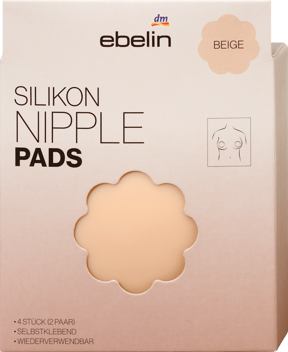 ebelin Silikon Nippel Pads Sheer Elegance beige (2 Paar), 4 St dauerhaft günstig online kaufen ...