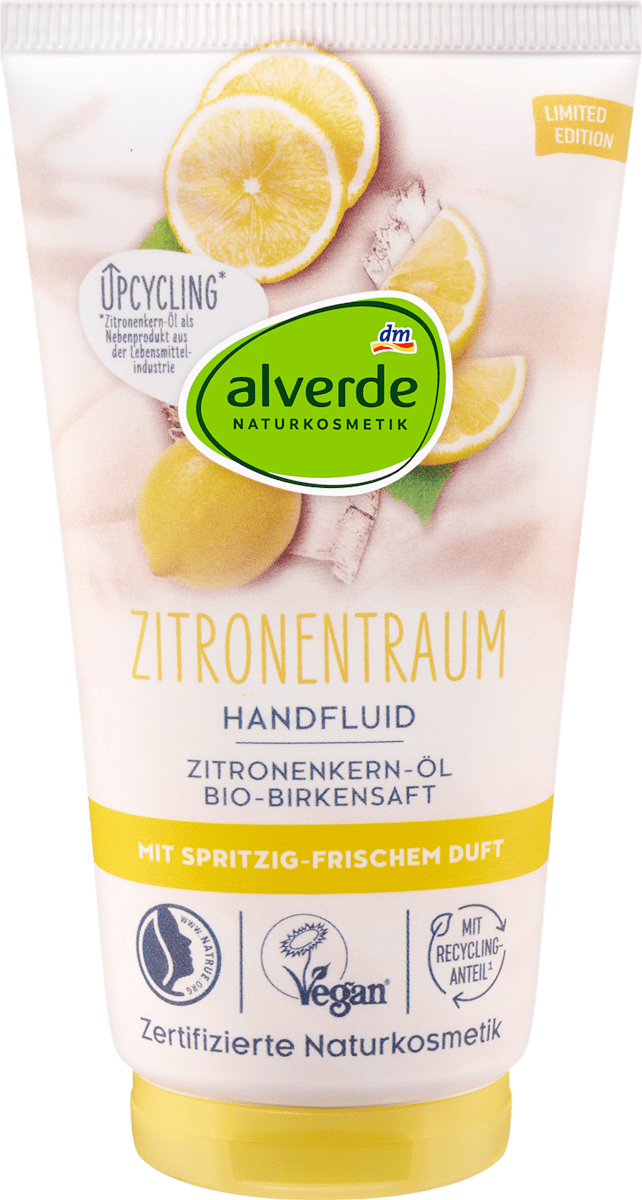 alverde NATURKOSMETIK Handcreme Zitronentraum, 75 ml | dm.at