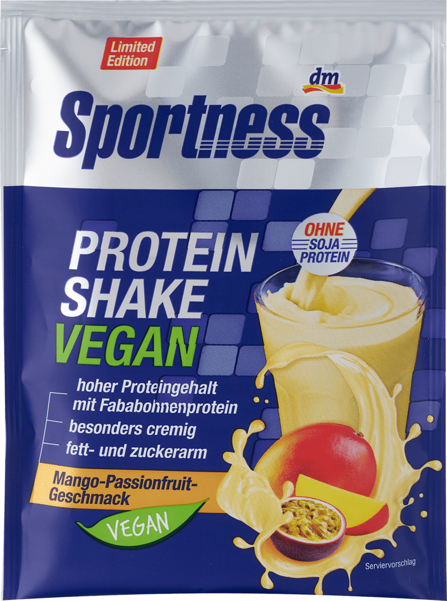 Sportness Proteinpulver, Protein Shake Vegan, Mango Passionfruit ...