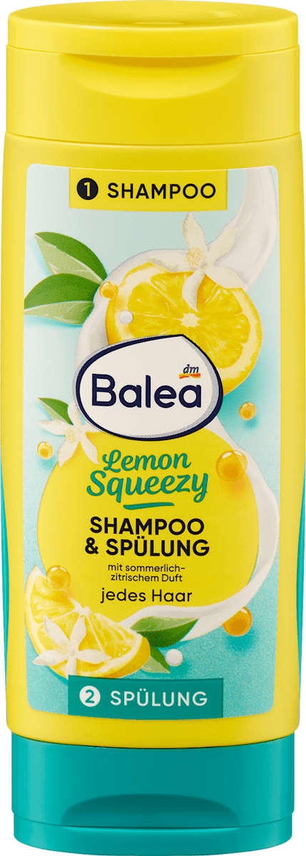 Balea Shampoo und Spülung Twinpack Lemon Squeezy, 100 ml | dm.at